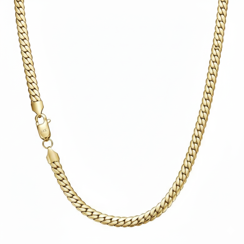 14k Cuban Link Necklace